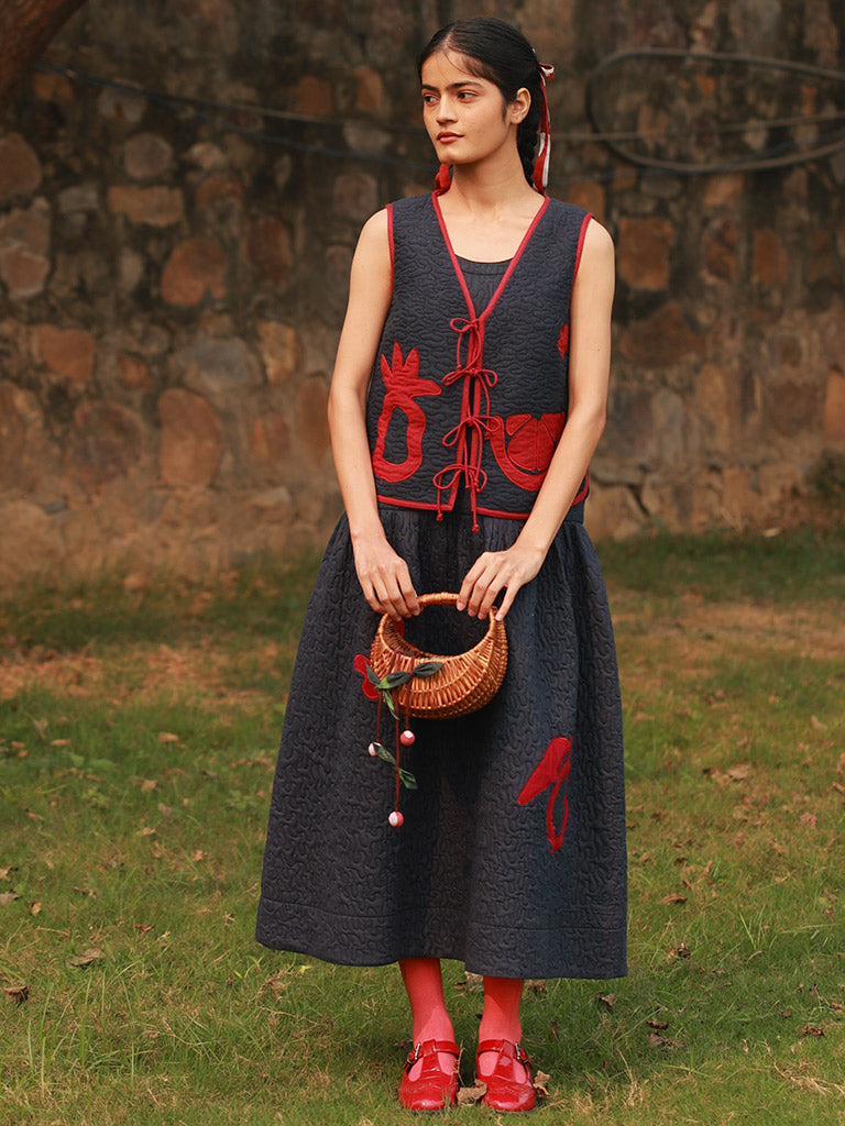 Mila Quilted Vest | Womens Quilted Waistcoat | Doodlage | IKKIVI